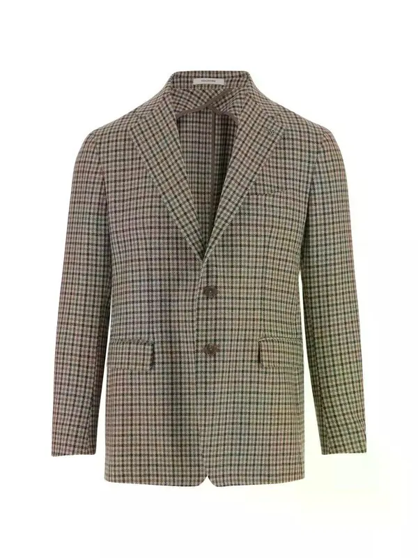 Tagliatore Check Wool Blazer