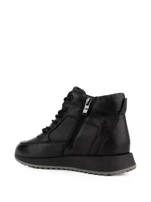 LINDA BAUMANN Lace-up Side-zip Sneakers