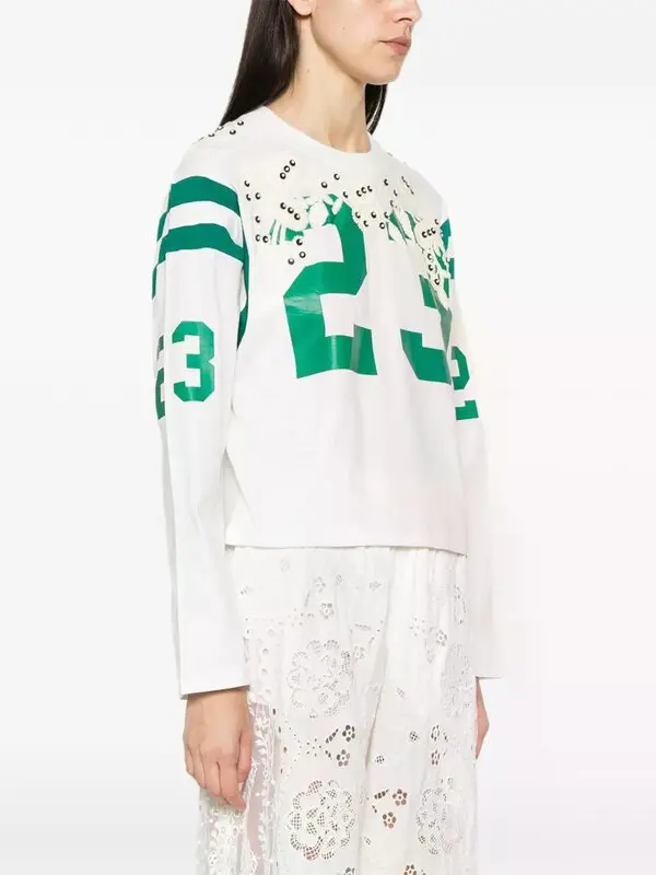 Sea Georgie Embellished T-shirt - White