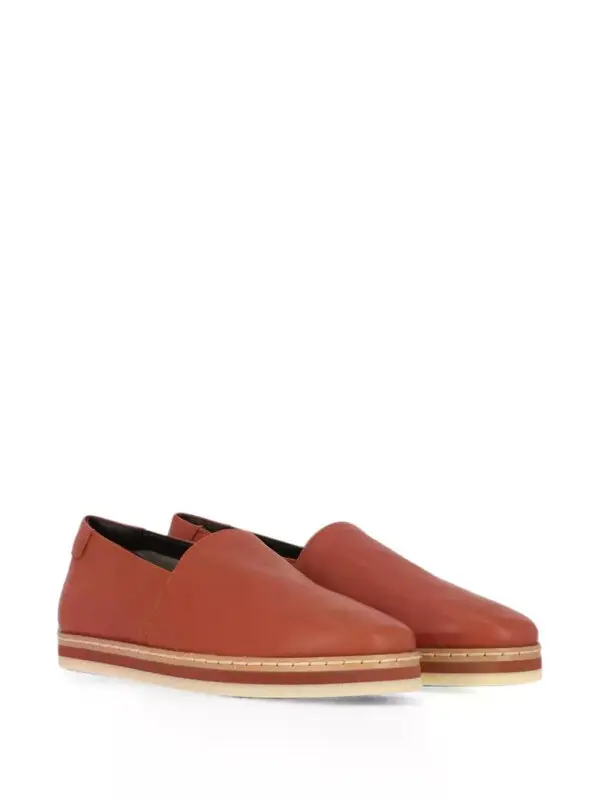TOD'S Logo-print Leather Loafers
