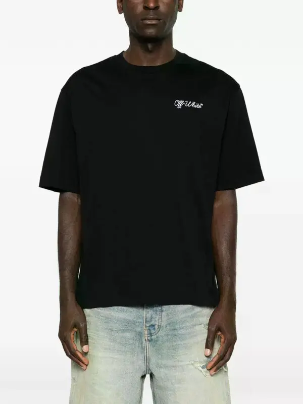 Off-White Logo-embroidered T-shirt