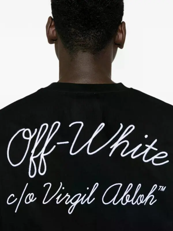 Off-White Logo-embroidered T-shirt