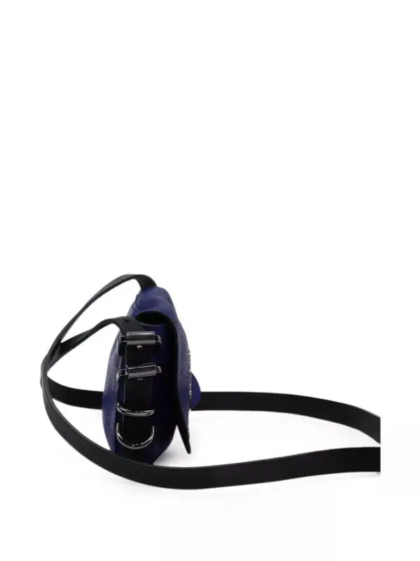 Mulberry Mila Mini Leather Crossbody Bag - Blue