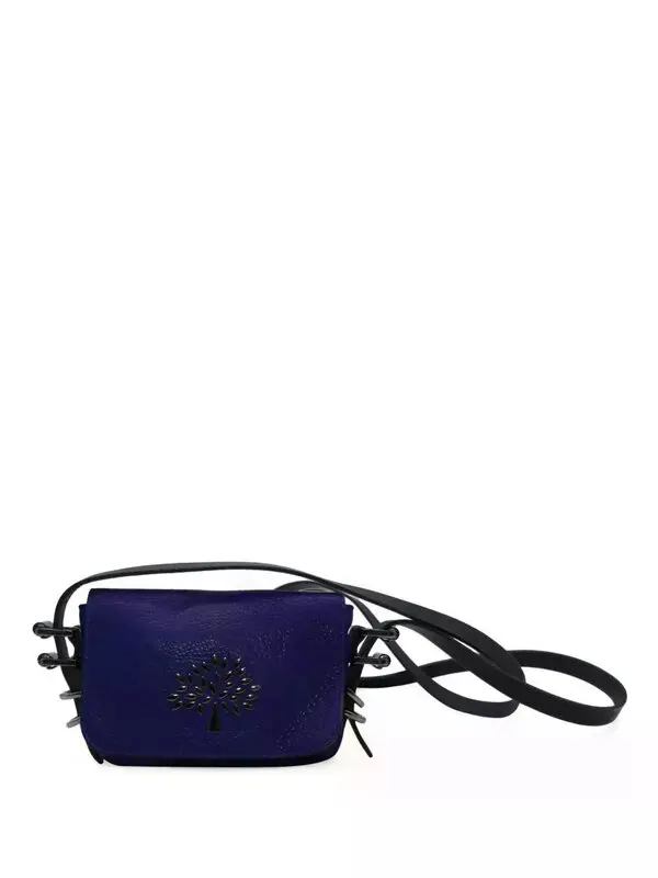 Mulberry Mila Mini Leather Crossbody Bag - Blue
