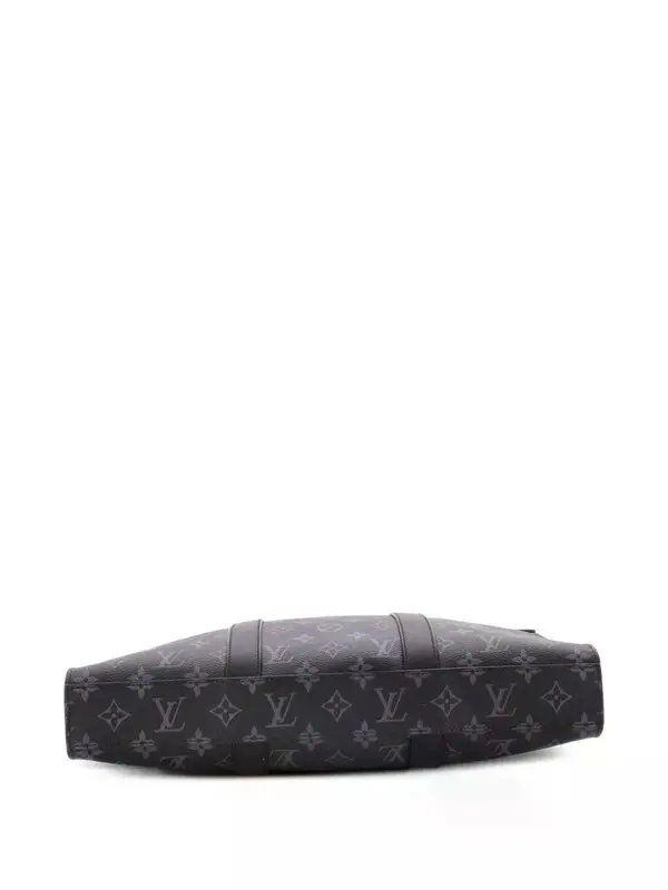 LOUIS VUITTON Sac Plat Monogram Eclipse Canvas Tote Bag