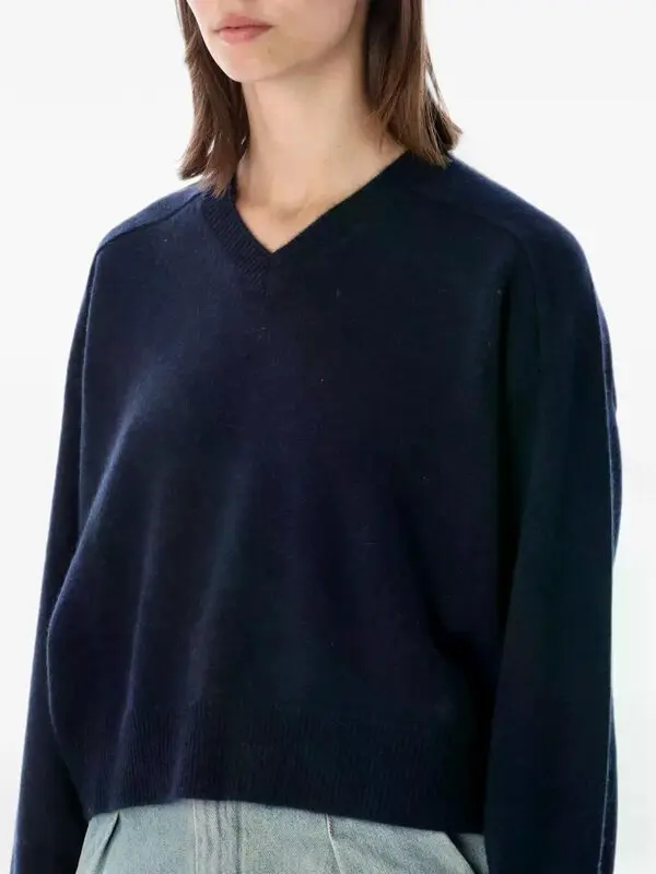 Loulou De Saison V-neck Fine-knit Sweater