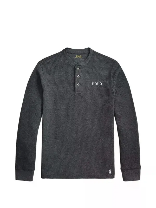 Polo Ralph Lauren Waffle-knit Pajama Top