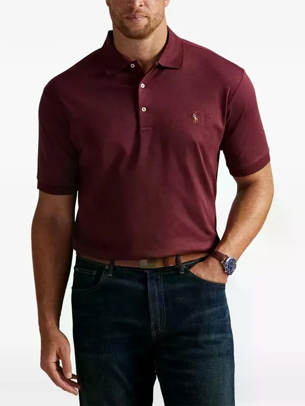 Polo Ralph Lauren Embroidered Polo Shirt - Red