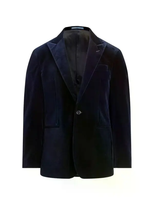 Polo Ralph Lauren Fairbanks Velvet Blazer - Blue