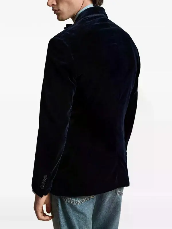 Polo Ralph Lauren Fairbanks Velvet Blazer - Blue