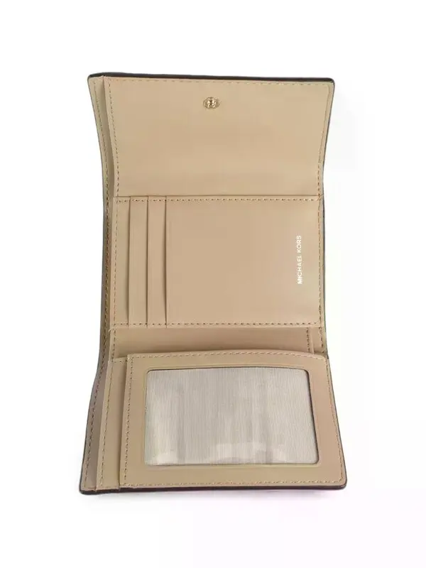 Michael Kors Grained-leather Trifold Wallet