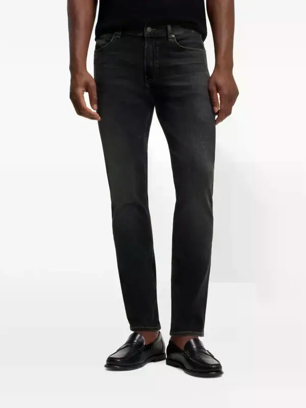 BOSS Slim-fit Jeans With Contrast Topstitching