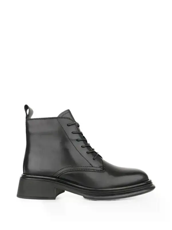 LINDA BAUMANN Lace-up Ankle Boots - Black