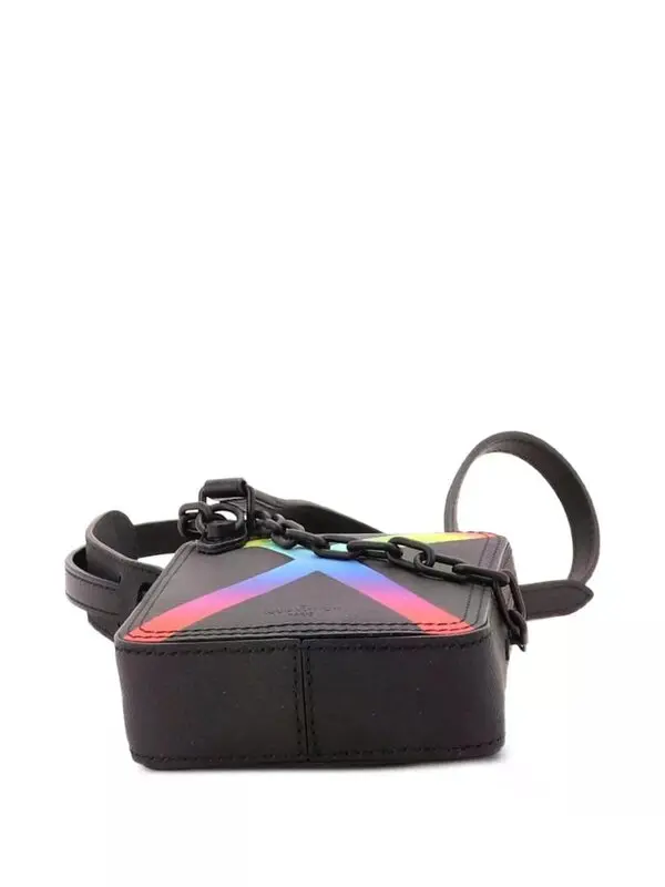LOUIS VUITTON Danube Messenger Bag Rainbow Taiga Leather Crossbody Bag