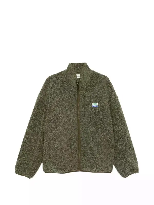 American Vintage Hoktown Logo-patch Jsweatshirt - Green