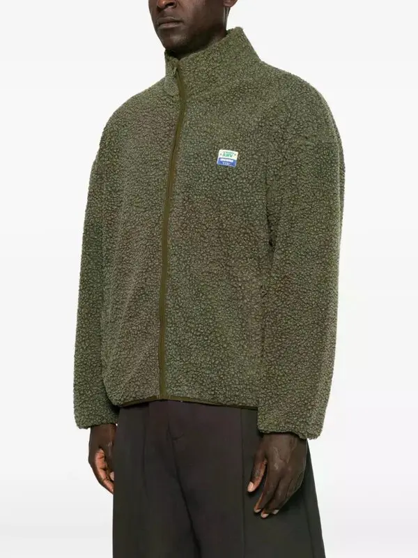 American Vintage Hoktown Logo-patch Sweatshirt - Green