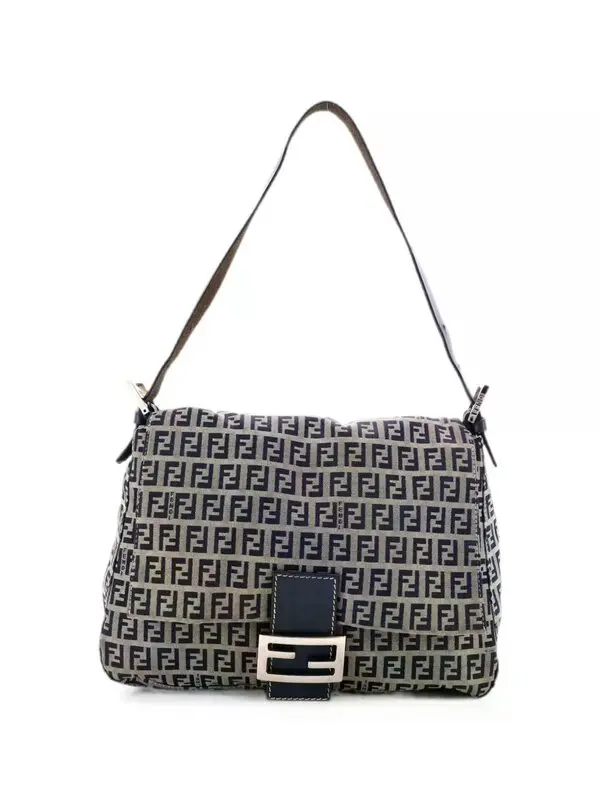 Fendi Mama Forever Zucchino Canvas Shoulder Bag