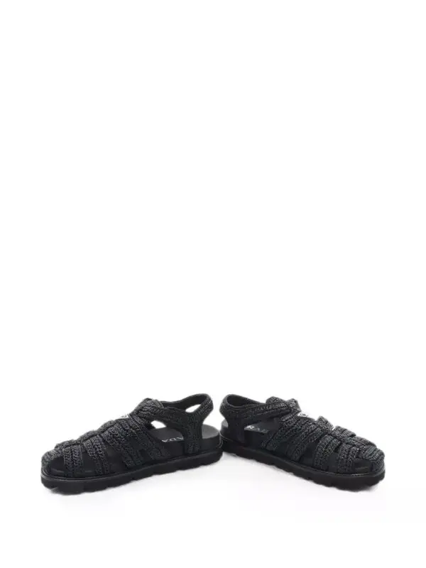 Prada Fisherman Crochet Sandals