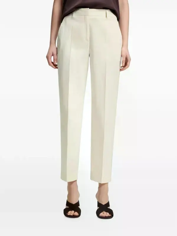 BOSS Pleated Tapered-leg Trousers
