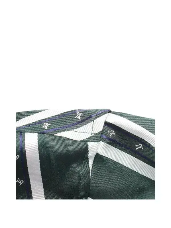 LOUIS VUITTON 2020s Striped Long-sleeve Shirt - Green