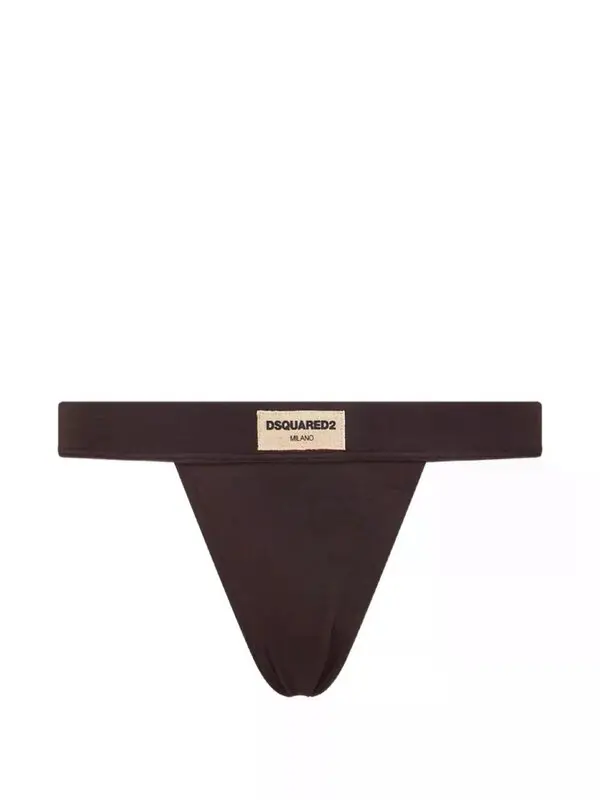 Dsquared2 Logo-embroidered Thong