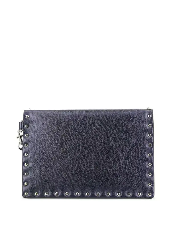 Valentino Garavani Rockstud Crystal Embellished Clutch Bag