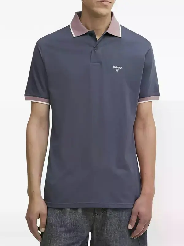 Barbour Cornsay Short-sleeved Polo Shirt - Blue