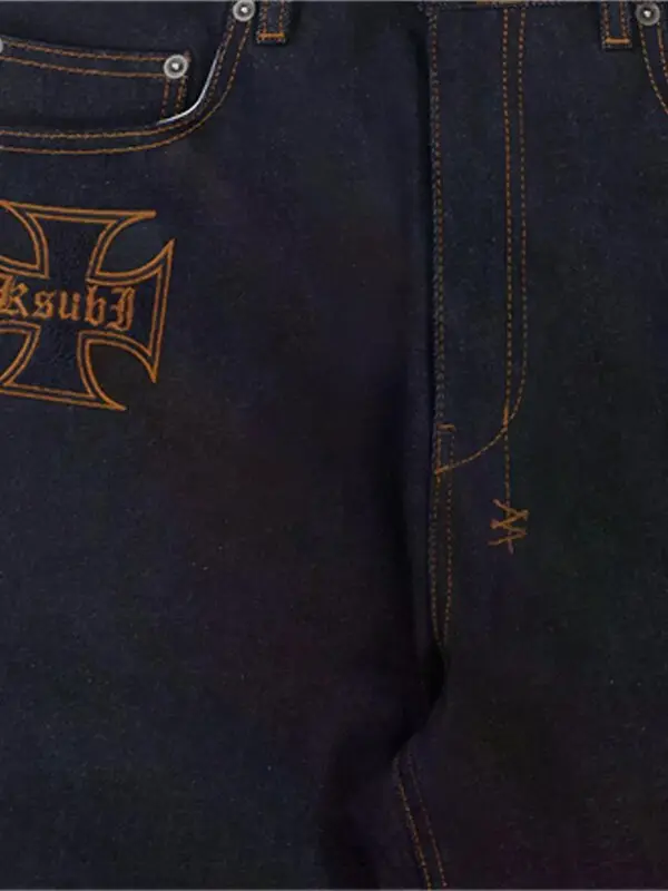 Ksubi Maxx Embroidered Denim Shorts