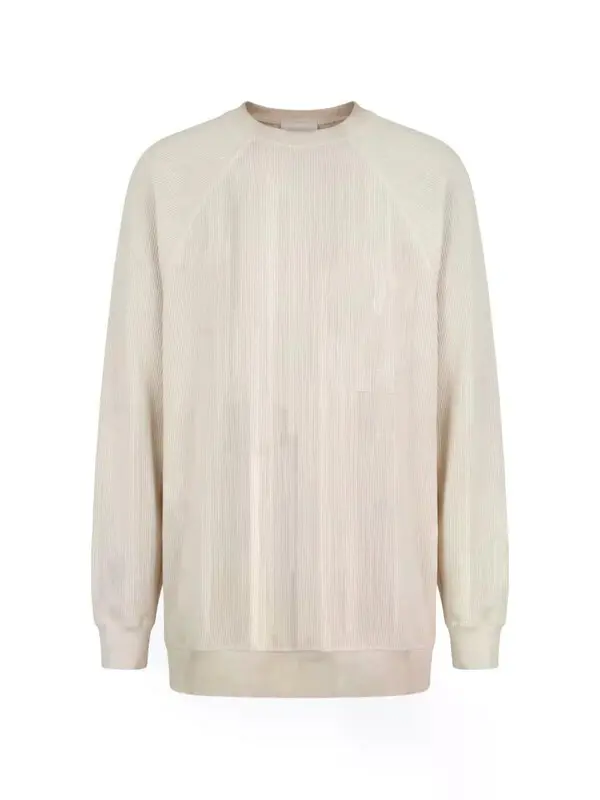 HALFBOY Ribbed-knit Long-sleeve Sweatshirt