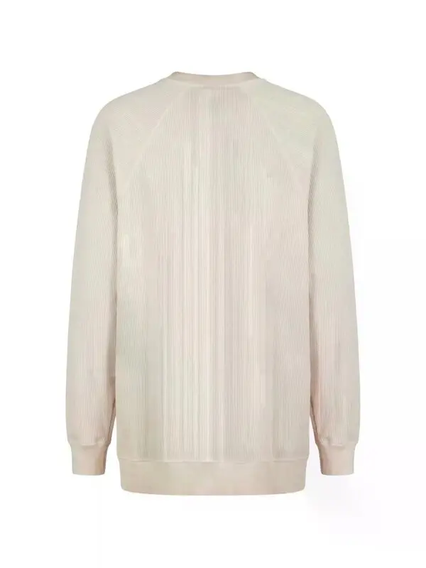 HALFBOY Ribbed-knit Long-sleeve Sweatshirt
