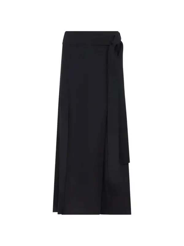 Studio Nicholson Wrap-front Tie-fastening Maxi Skirt