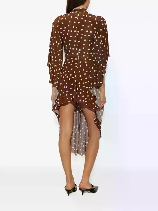 Vetements Polka-dot Asymmetric Dress