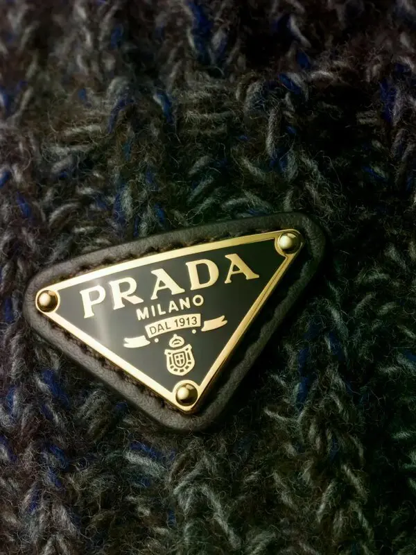 Prada Mouliné Cashmere And Wool Beanie