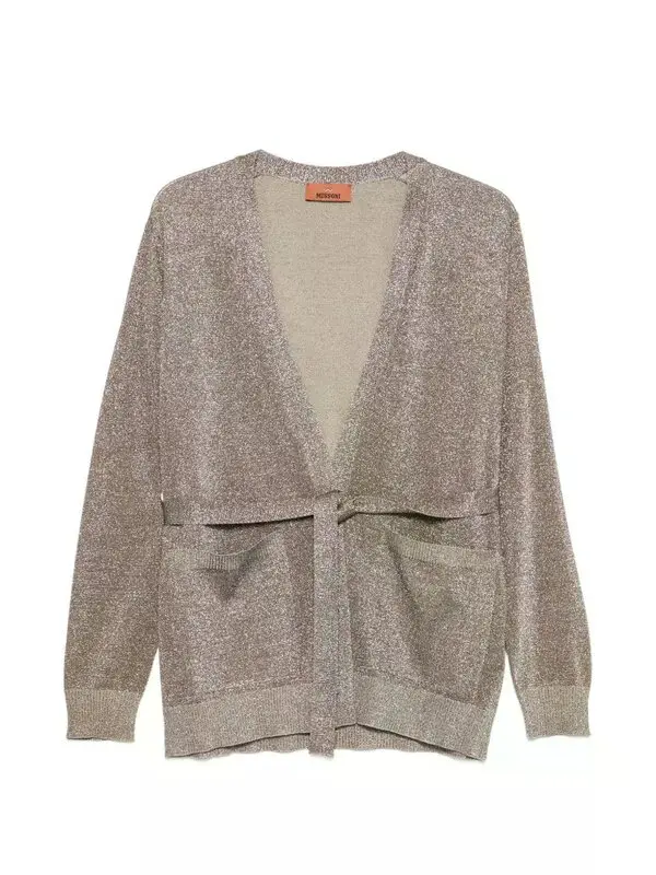 Missoni Belted V-neck Cardigan - Neutrals