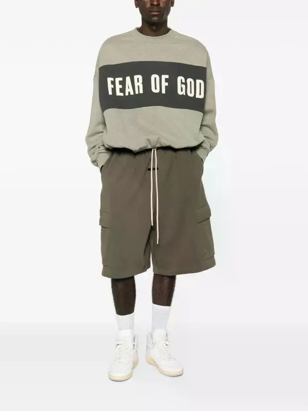 Fear Of God Logo Print Sweatshirt