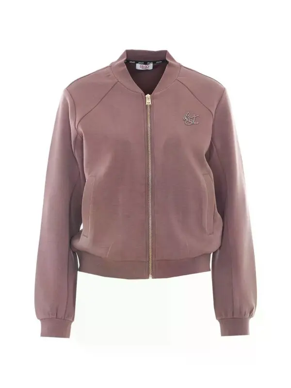 Liu Jo Sequin-embellished Zip-up Sweater