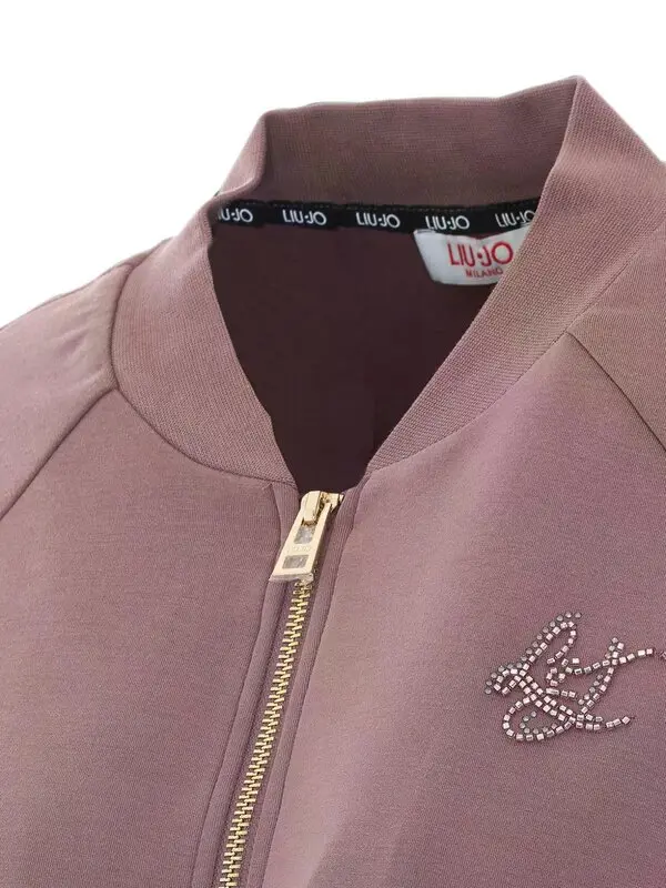 Liu Jo Sequin-embellished Zip-up Sweater