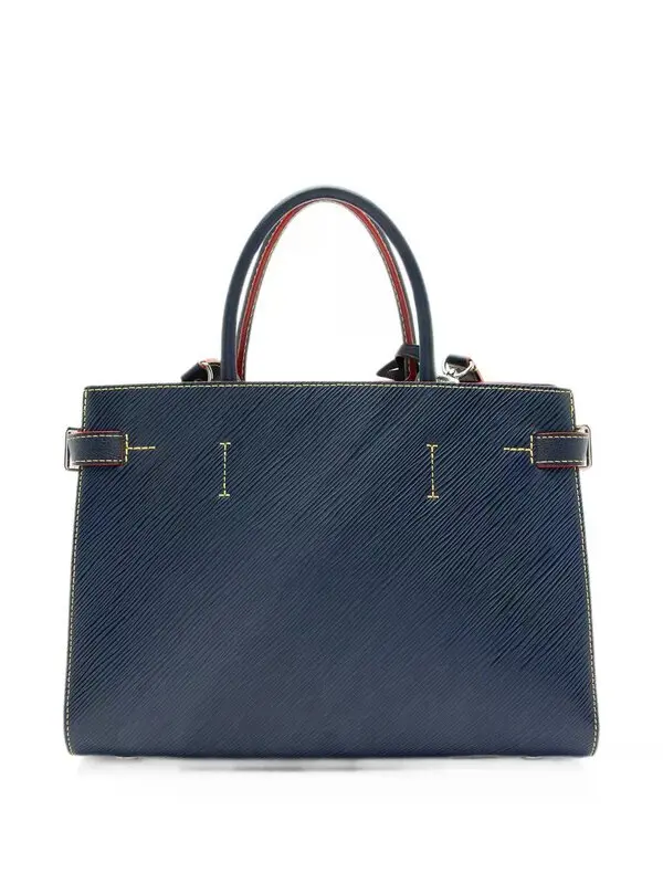 LOUIS VUITTON Epi Leather Twist Tote Bag - Blue