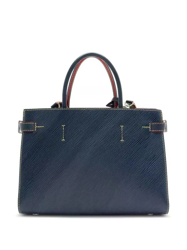 LOUIS VUITTON Epi Leather Twist Tote Bag - Blue