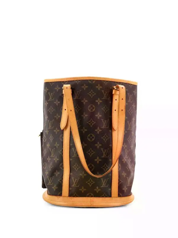LOUIS VUITTON Monogram Canvas Gm Bucket Bag - Brown