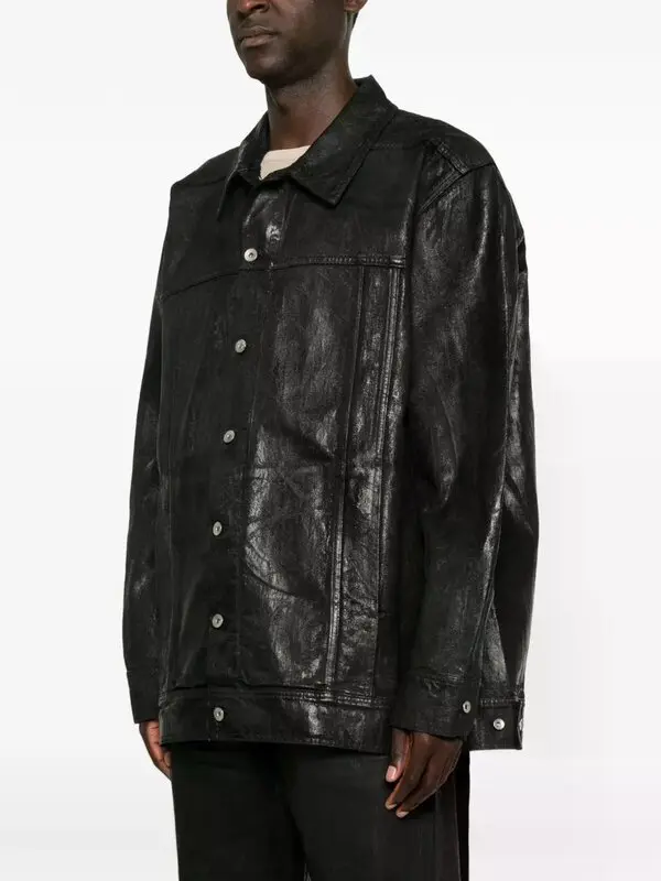 Rick Owens Coated Denim Jacket