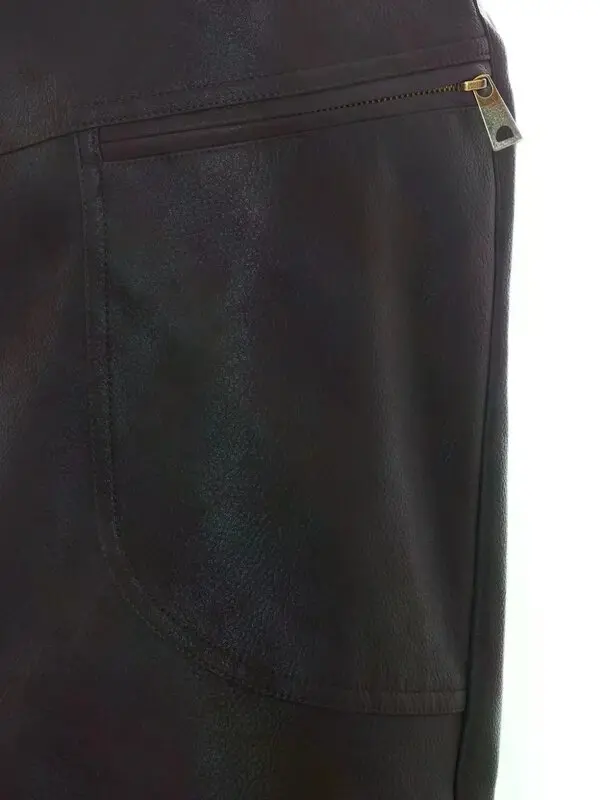 Liu Jo Midi Skirt In Coated Fabric