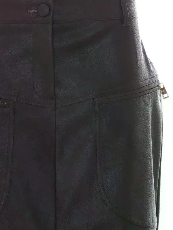 Liu Jo Midi Skirt In Coated Fabric