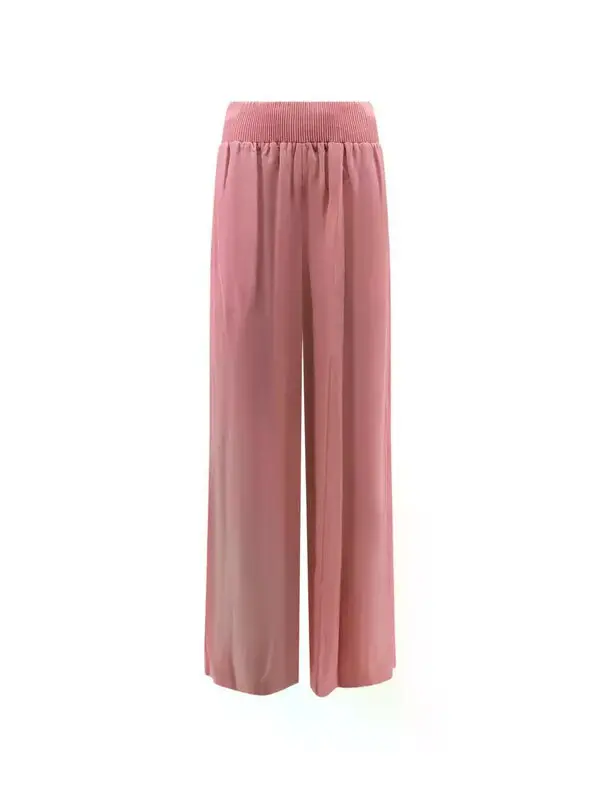 JOSEPH Nour Satin-finish Trousers - Pink