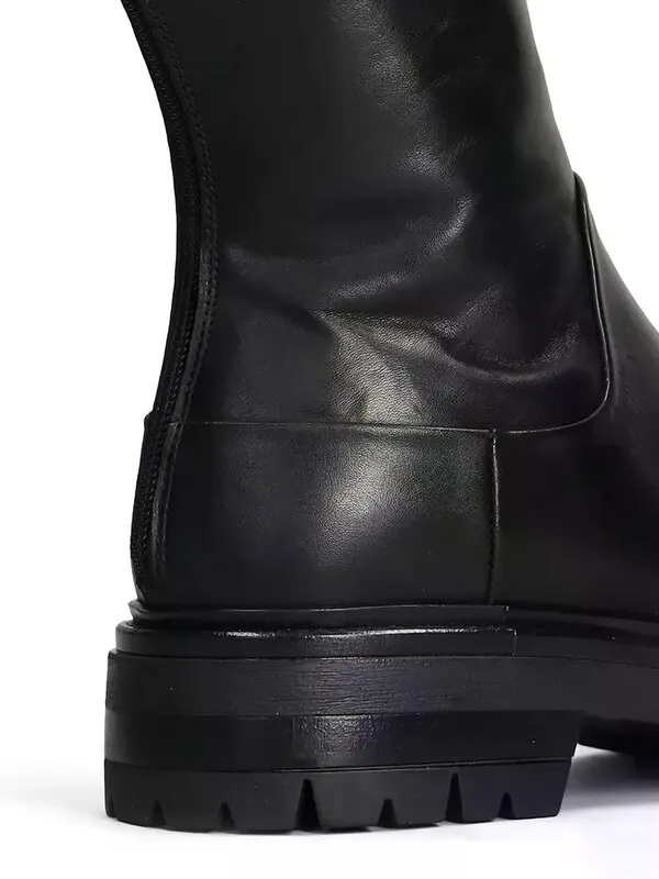 Elena Iachi Zip Leather Boots