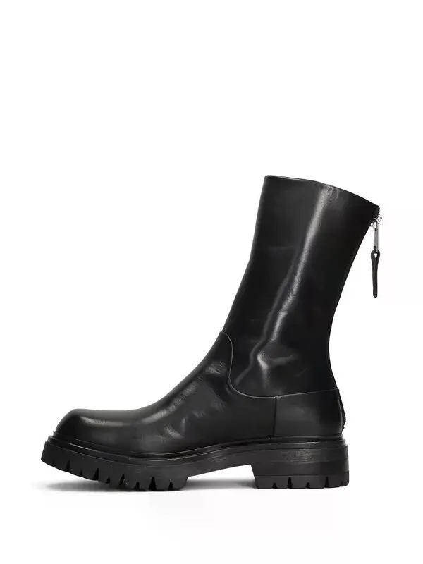 Elena Iachi Zip Leather Boots