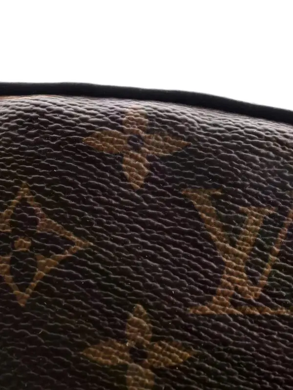 LOUIS VUITTON Josh Macassar Monogram Canvas Backpack - Black