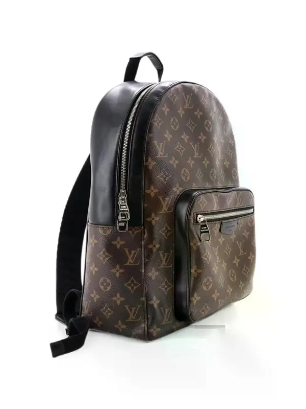 LOUIS VUITTON Josh Macassar Monogram Canvas Backpack - Black