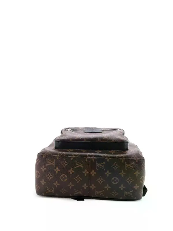 LOUIS VUITTON Josh Macassar Monogram Canvas Backpack - Black