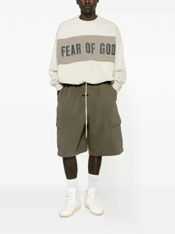 Fear Of God Logo-patch Cargo Shorts